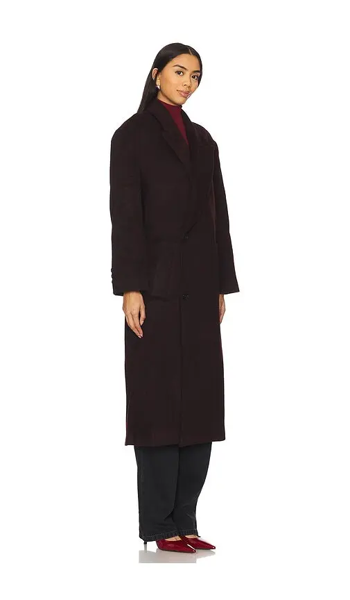 Bardot Classic Oversized Wool Blend Coat