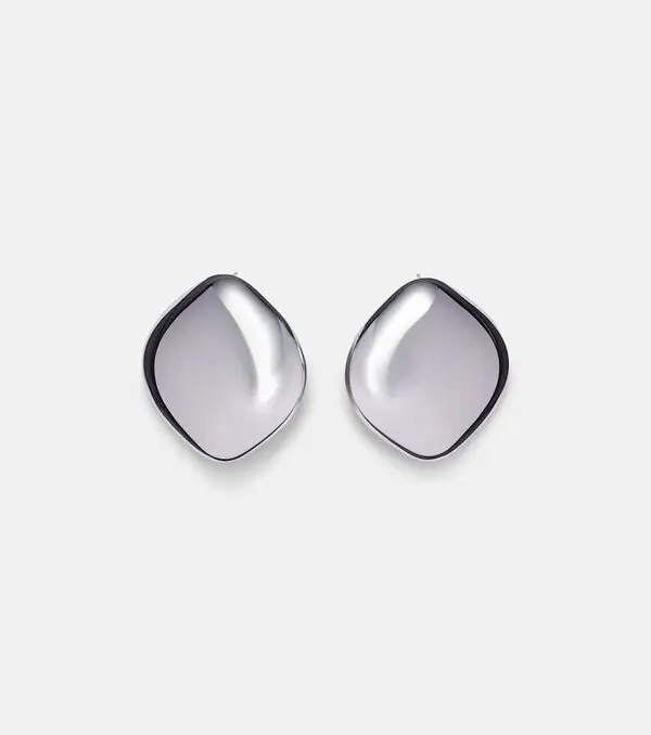 JENNIFER FISHER Puffy Cushion Earrings - Silver