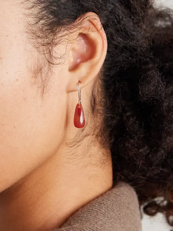 SOPHIE BUHAI Droplet Carnelian Earrings
