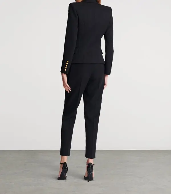 Balmain Wool Double-breasted Blazer