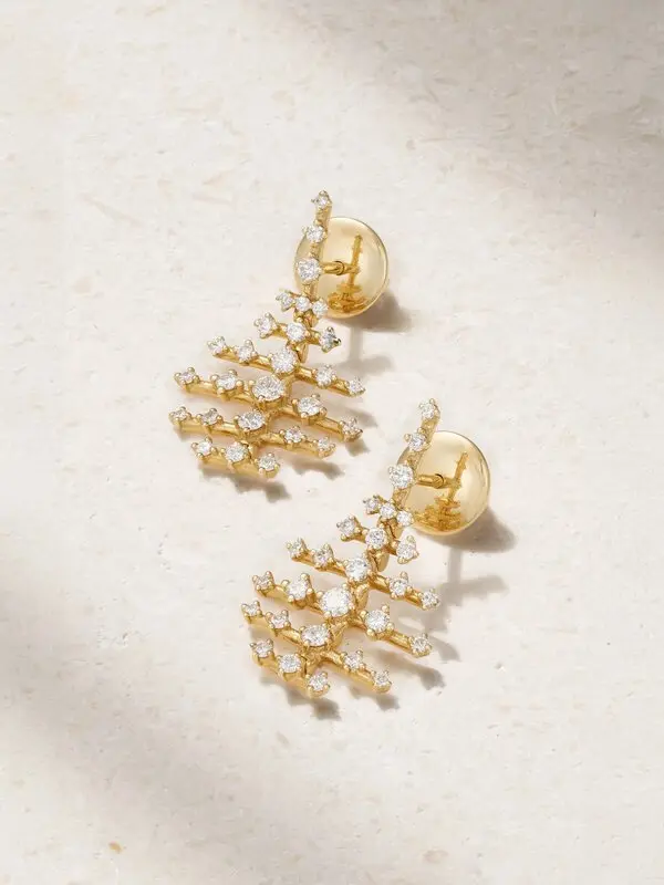 Fernando Jorge Disco Mini 18-karat Diamond Earrings
