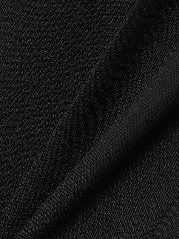 JIL SANDER Cropped Wool-crepe Flared Trousers