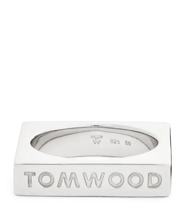 Tom Wood Sterling Square Ring