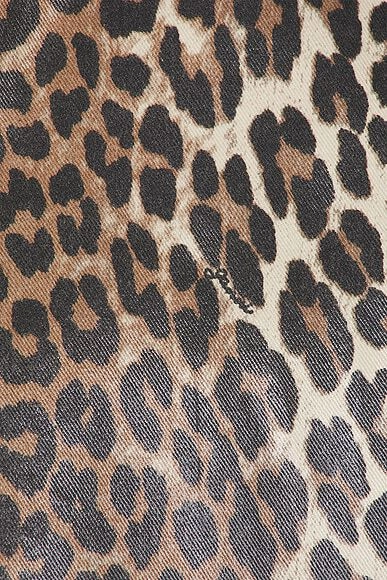 GANNI Sleeveless Mini Dress In Print - Leopard