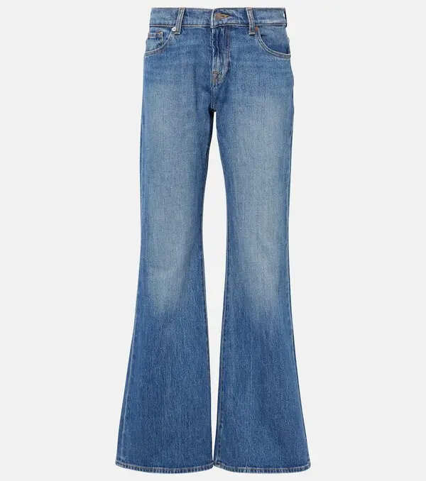 7 For All Mankind High-rise Flared Jeans