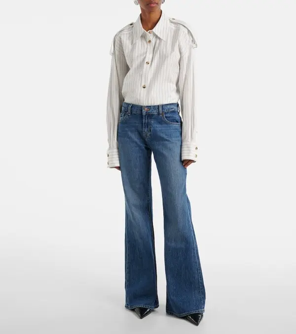 7 For All Mankind High-rise Flared Jeans