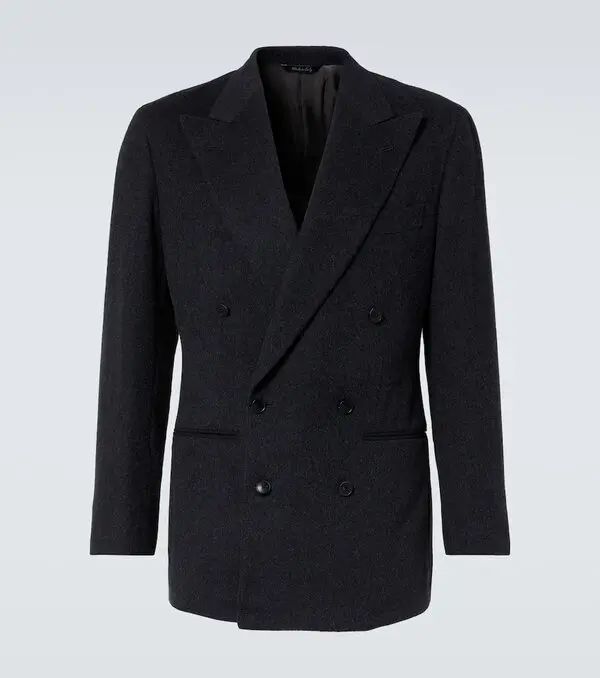 SAMAN AMEL Camel Hair Blazer