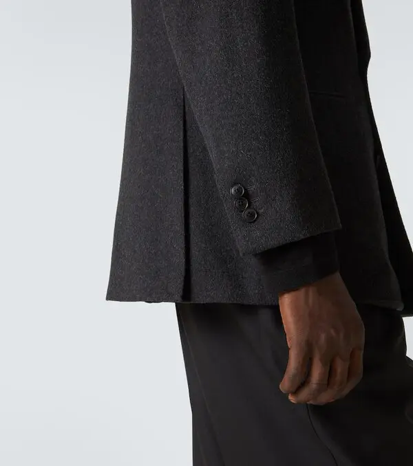 SAMAN AMEL Camel Hair Blazer