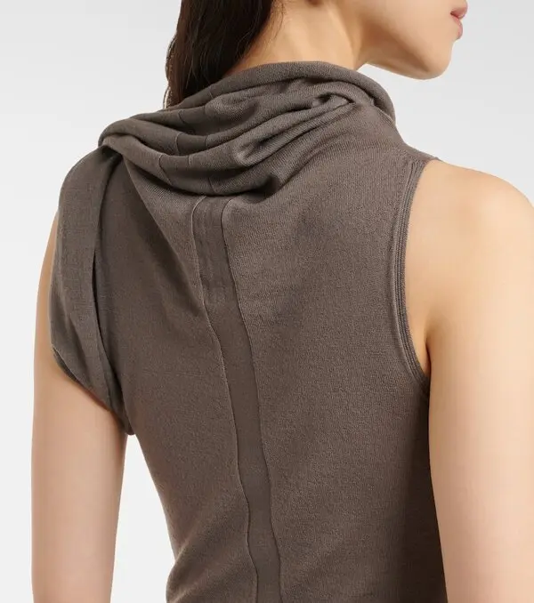 Rick Owens Sleeveless Wool Top