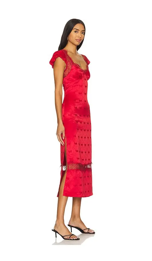 Free People Foolish Heart Midi Dress