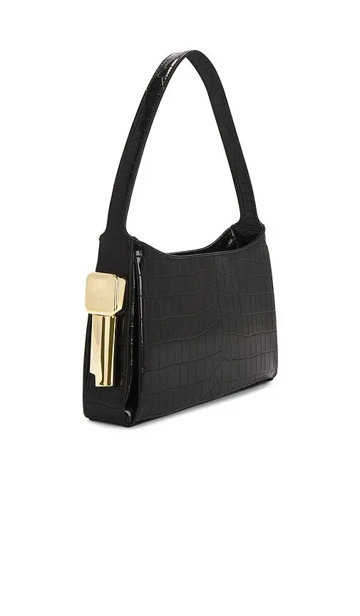 Edie Parker Burn Shoulder Bag - Black