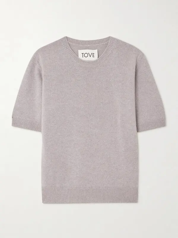 Tove Lura Cashmere Top - Gray