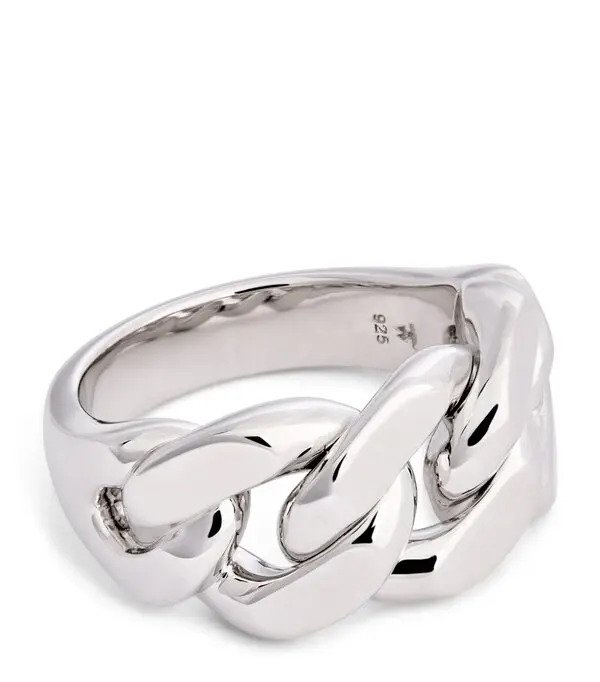 Tom Wood Sterling Dean Link Ring - Silver