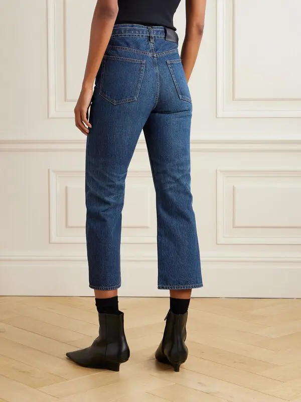 Sacai Belted Bootcut Jeans