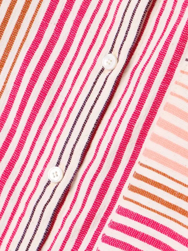 LEMLEM Mariam Striped Cotton-blend Shirt