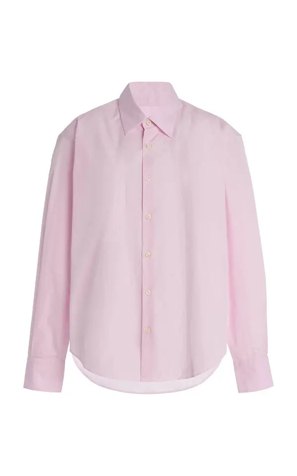 Comme Si La Classica Cotton Poplin Shirt - Light Pink