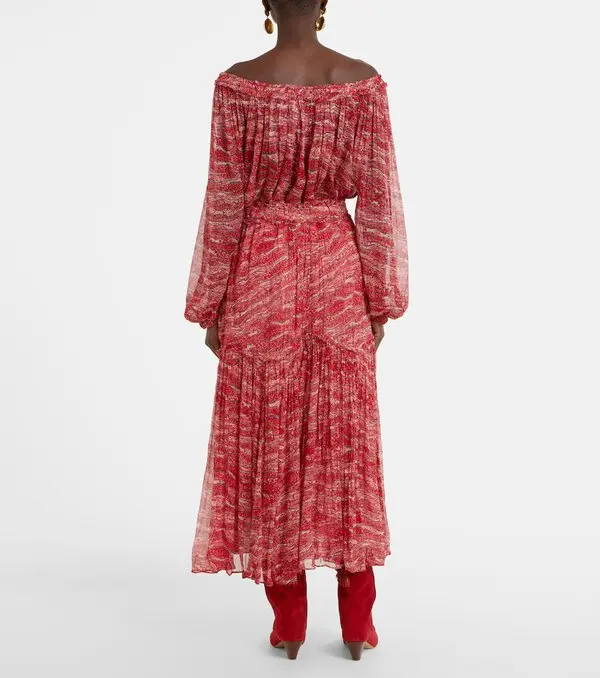 MARANT ETOILE Veronique Chiffon Maxi Skirt