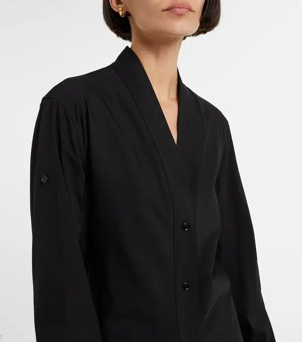FERRAGAMO Cotton-blend Jersey Midi Dress