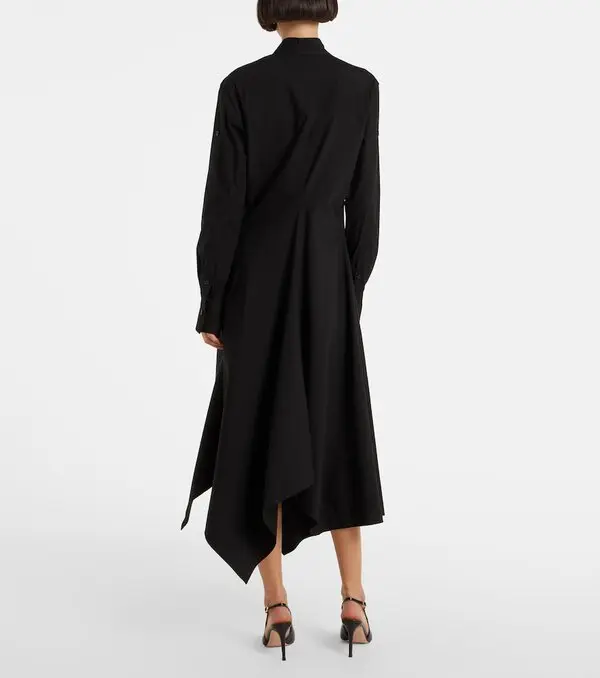 FERRAGAMO Cotton-blend Jersey Midi Dress