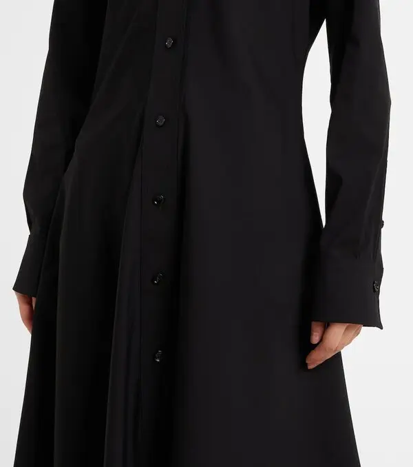FERRAGAMO Cotton-blend Jersey Midi Dress