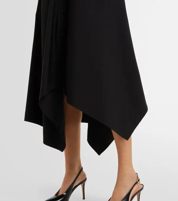 FERRAGAMO Cotton-blend Jersey Midi Dress