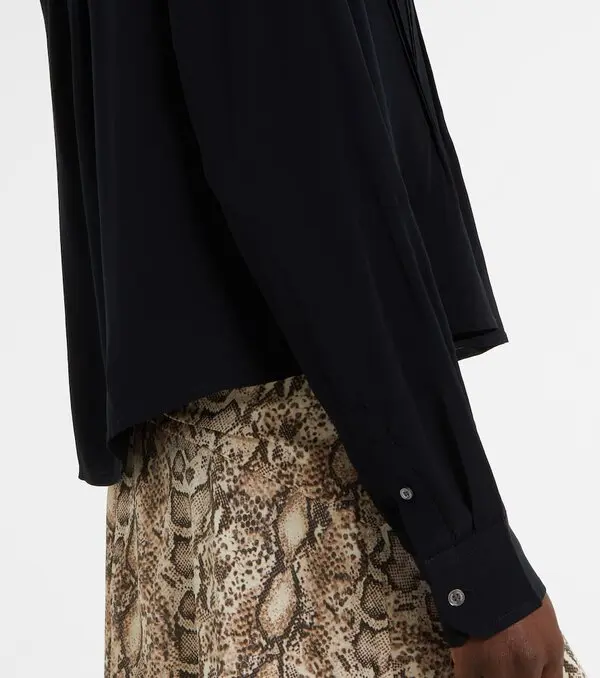 Isabel Marant Étoile Adzara Chiffon Blouse - Black