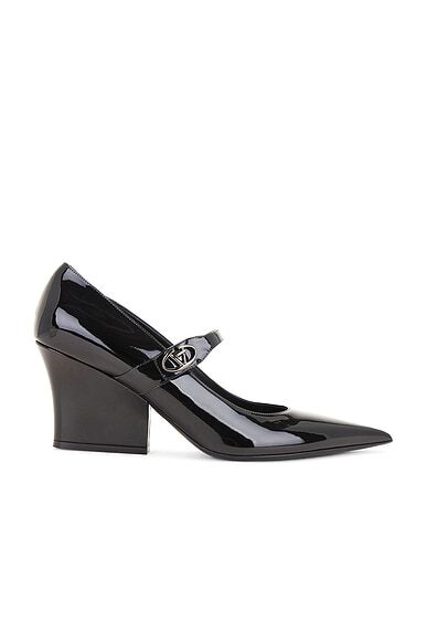 Valentino Garavani V Logo Lockette Mary Jane Pump