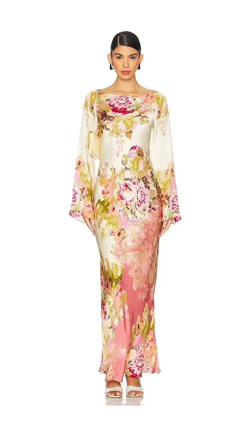 Hemant & Nandita Long Dress - Ivory