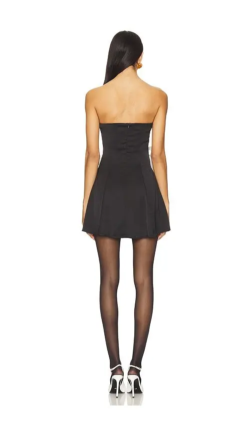 MORE TO COME Lillie Mini Dress - Black