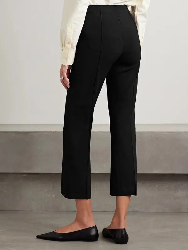 Theory Cropped Knitted Flared Pants