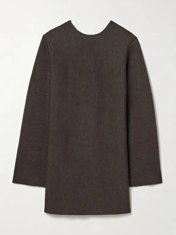 Khaite Elle Wool-blend Mini Dress