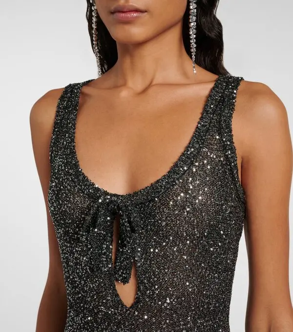 Alessandra Rich Sequined Minidress