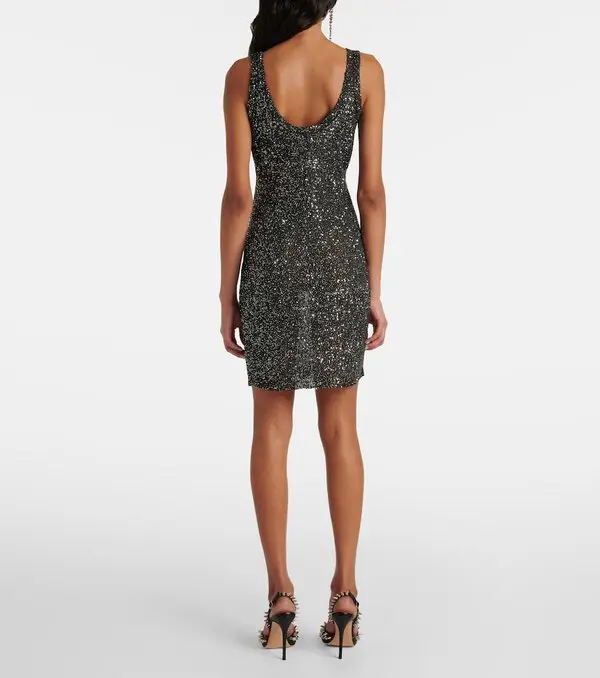 Alessandra Rich Sequined Minidress