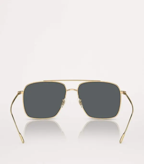 Oliver Spencer Titanium Dresner Sunglasses - Gold