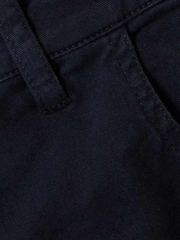 NILI LOTAN Emerson Tapered Cotton-blend Twill Trousers
