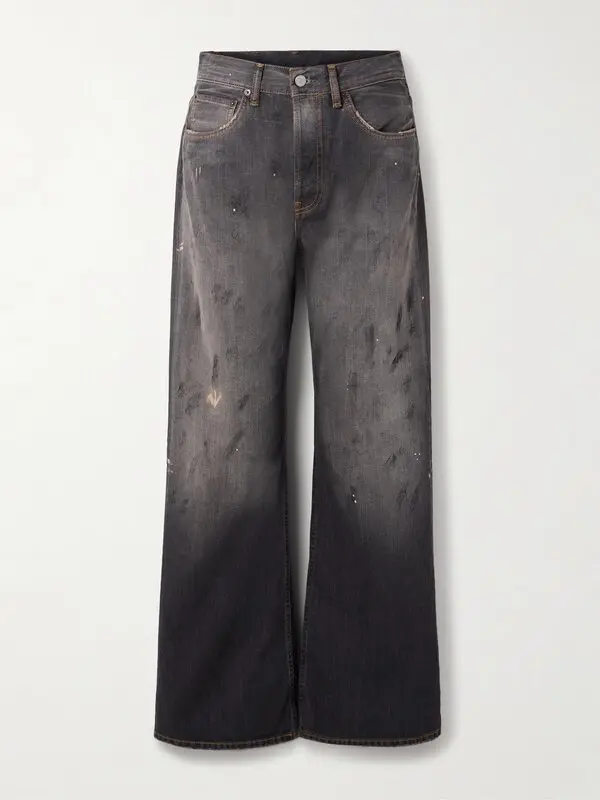 Acne Studios 2021 Distressed Wide-leg Jeans