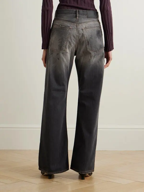 Acne Studios 2021 Distressed Wide-leg Jeans
