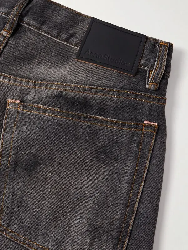 Acne Studios 2021 Distressed Wide-leg Jeans