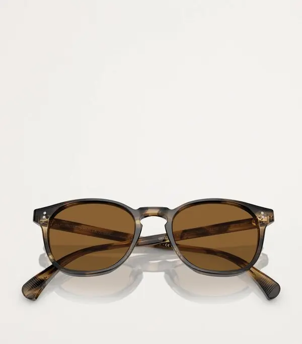 Oliver Spencer Acetate Finley Esq. Sun Sunglasses - Brown