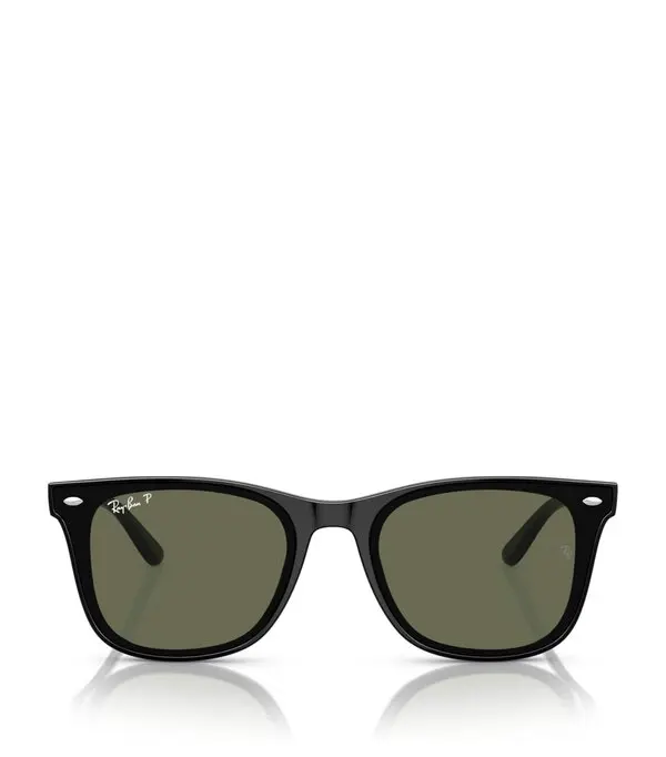 Ray-ban Injected Square Frame Sunglasses - Black