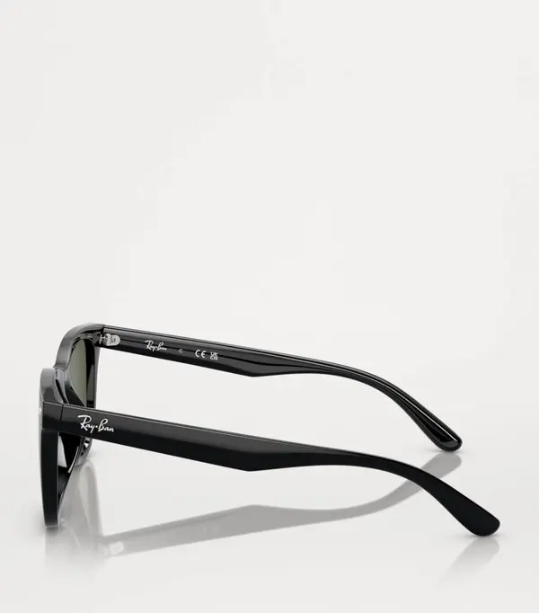 Ray-ban Injected Square Frame Sunglasses - Black