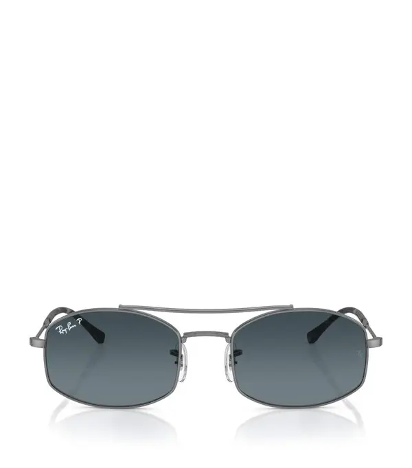 Ray-ban Metal Frame Sunglasses - Grey