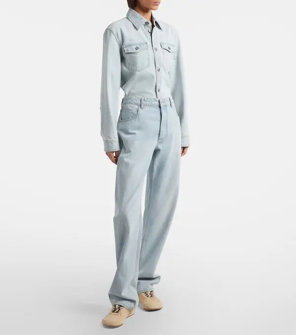 Bottega Veneta Mid-rise Straight Leg Jeans