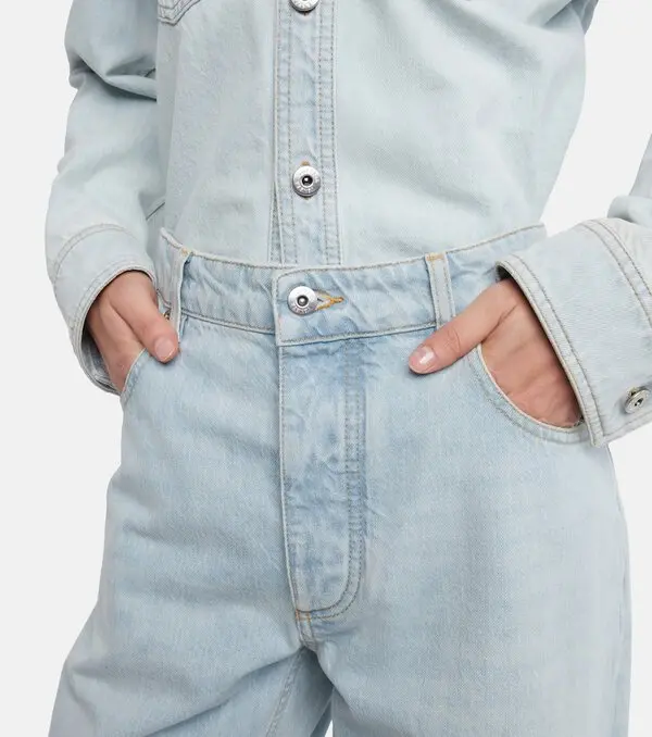 Bottega Veneta Mid-rise Straight Leg Jeans