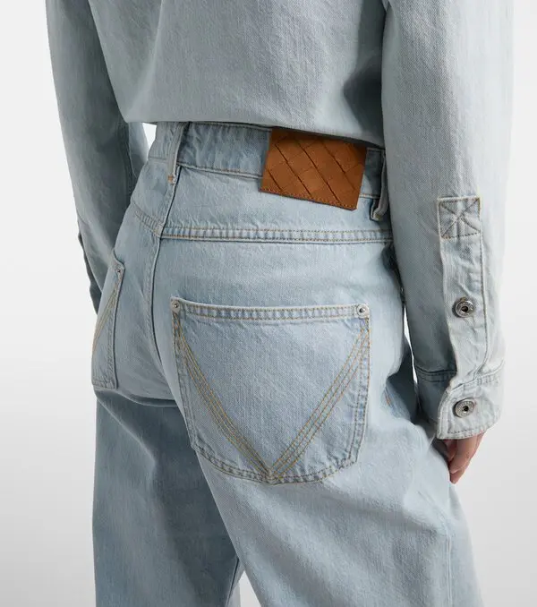 Bottega Veneta Mid-rise Straight Leg Jeans