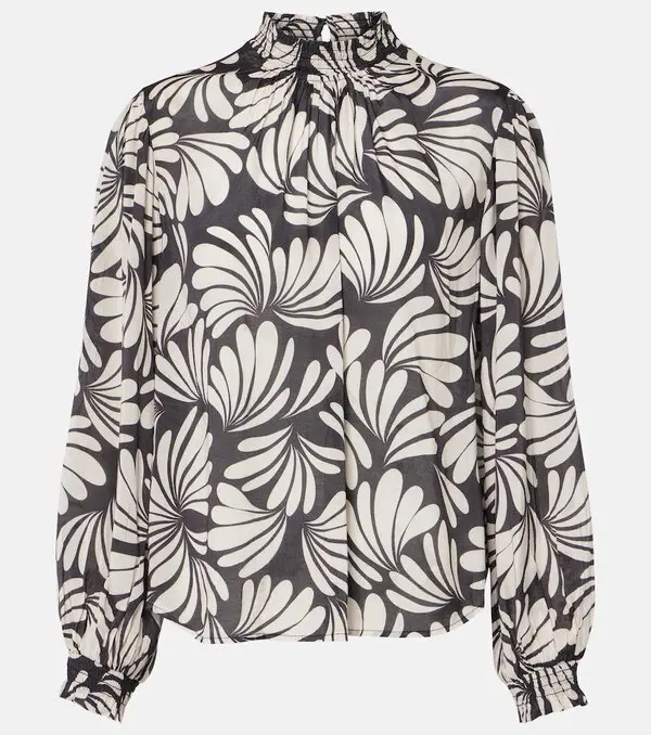 Velvet By Graham & Spencer Leonie Printed Blouse - Multicoloured