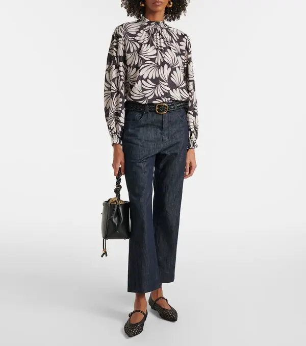 Velvet By Graham & Spencer Leonie Printed Blouse