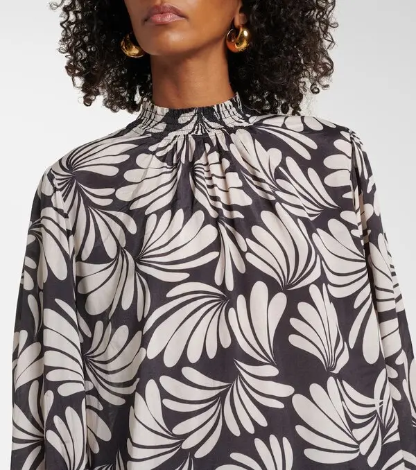 Velvet By Graham & Spencer Leonie Printed Blouse