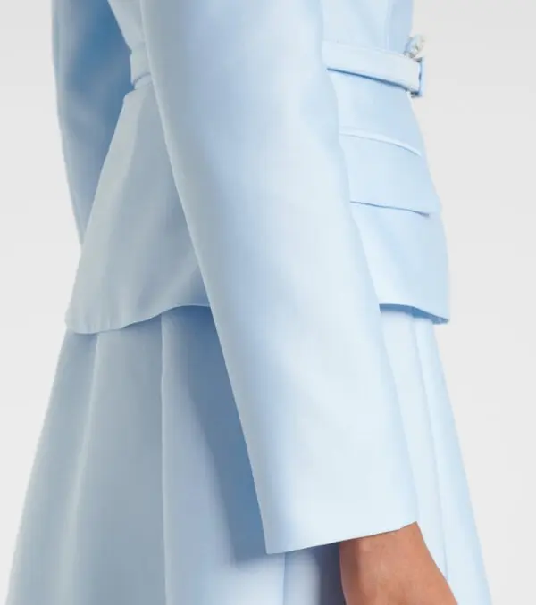 SELF-PORTRAIT Crepe Midi Dress