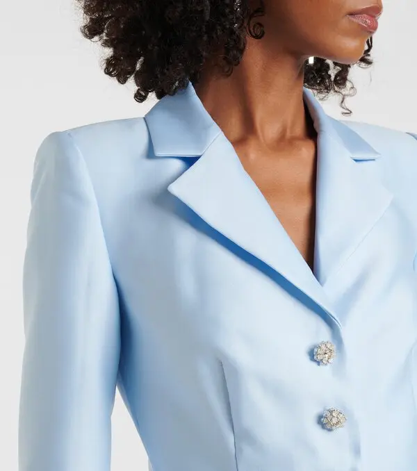 SELF-PORTRAIT Crepe Midi Dress